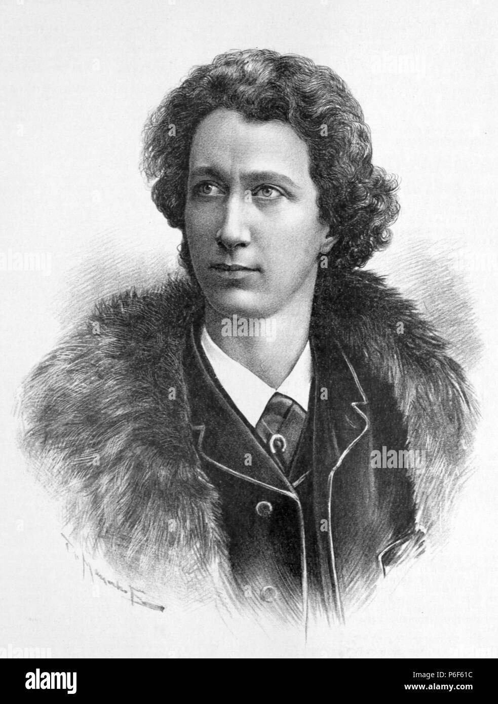 41 Emil Sauer 1891 Th. Mayerhofer Stock Photo - Alamy