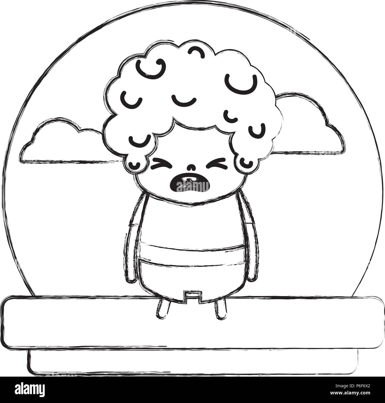 Embarrassed boy Stock Vector Images - Alamy