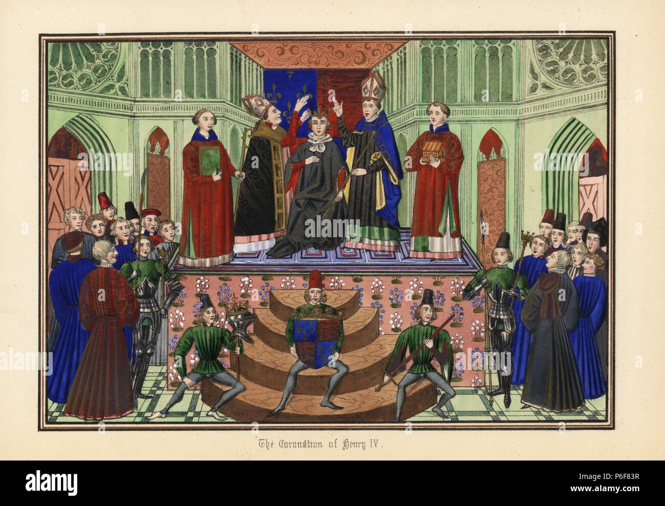 Coronation Medieval King England Stock Photos & Coronation Medieval ...