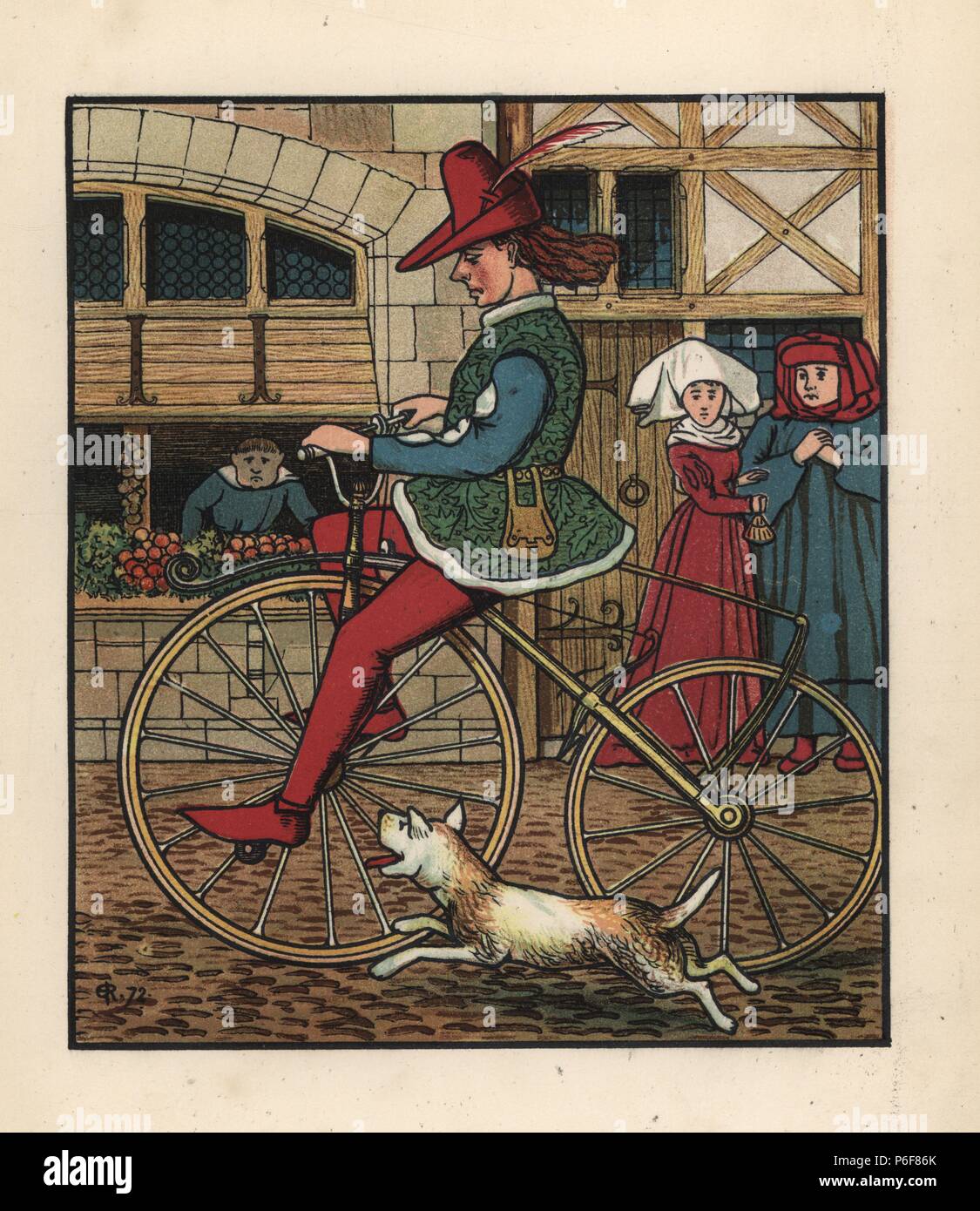 Velocipede 19th century hi-res stock photography and images - Alamy