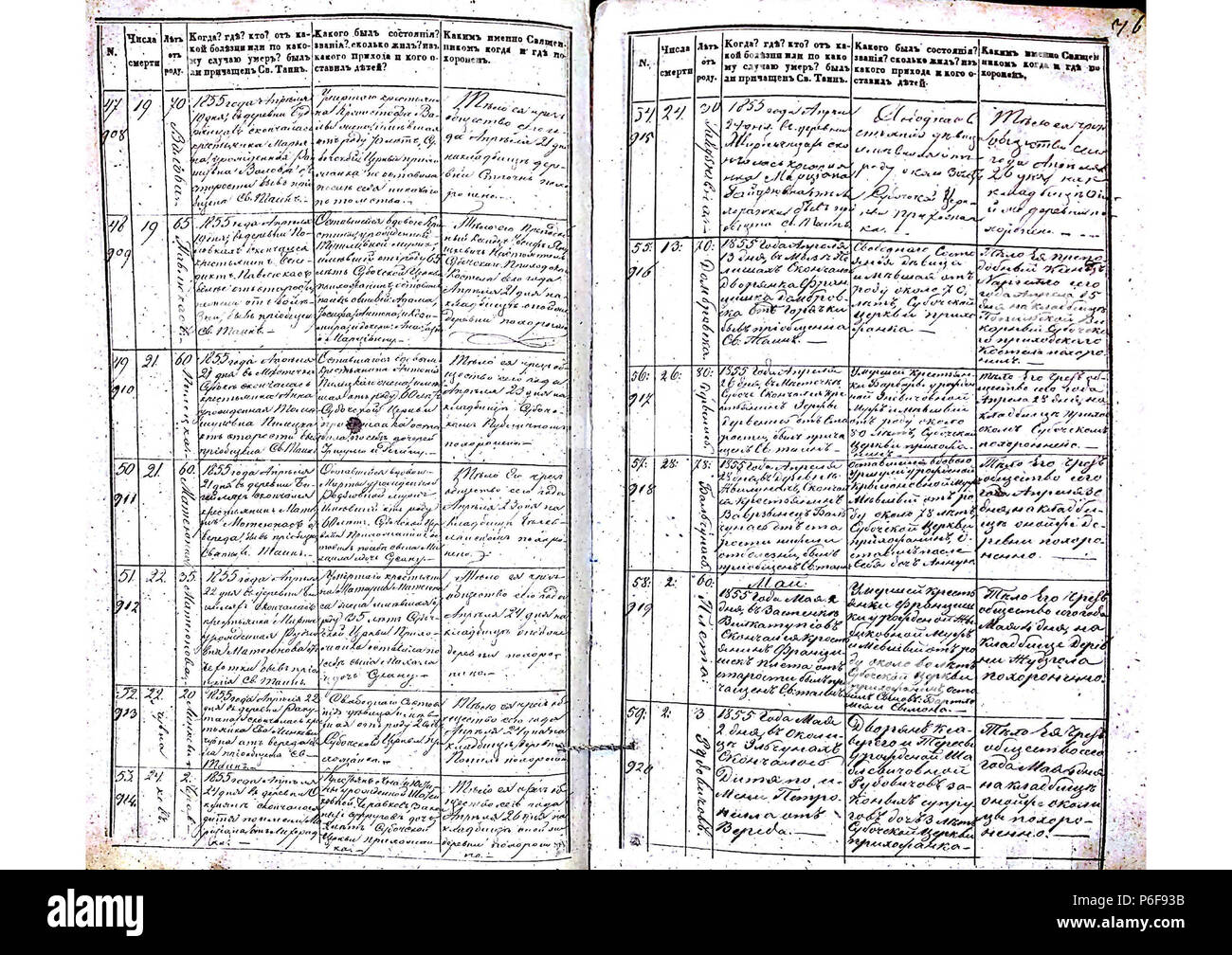 1800s health records hi-res stock photography and images - Alamy
