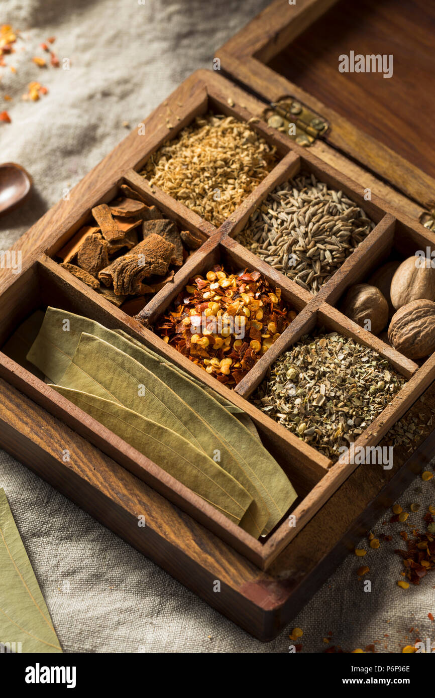 Spice box indian spices hi-res stock photography and images - Alamy