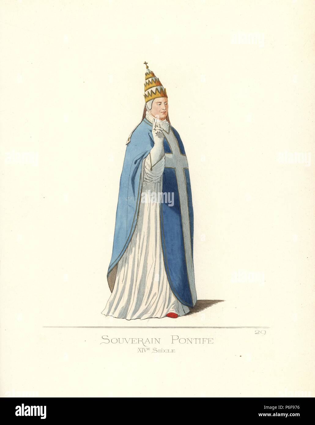 Historical papal vestments pope hi-res stock photography and images - Alamy