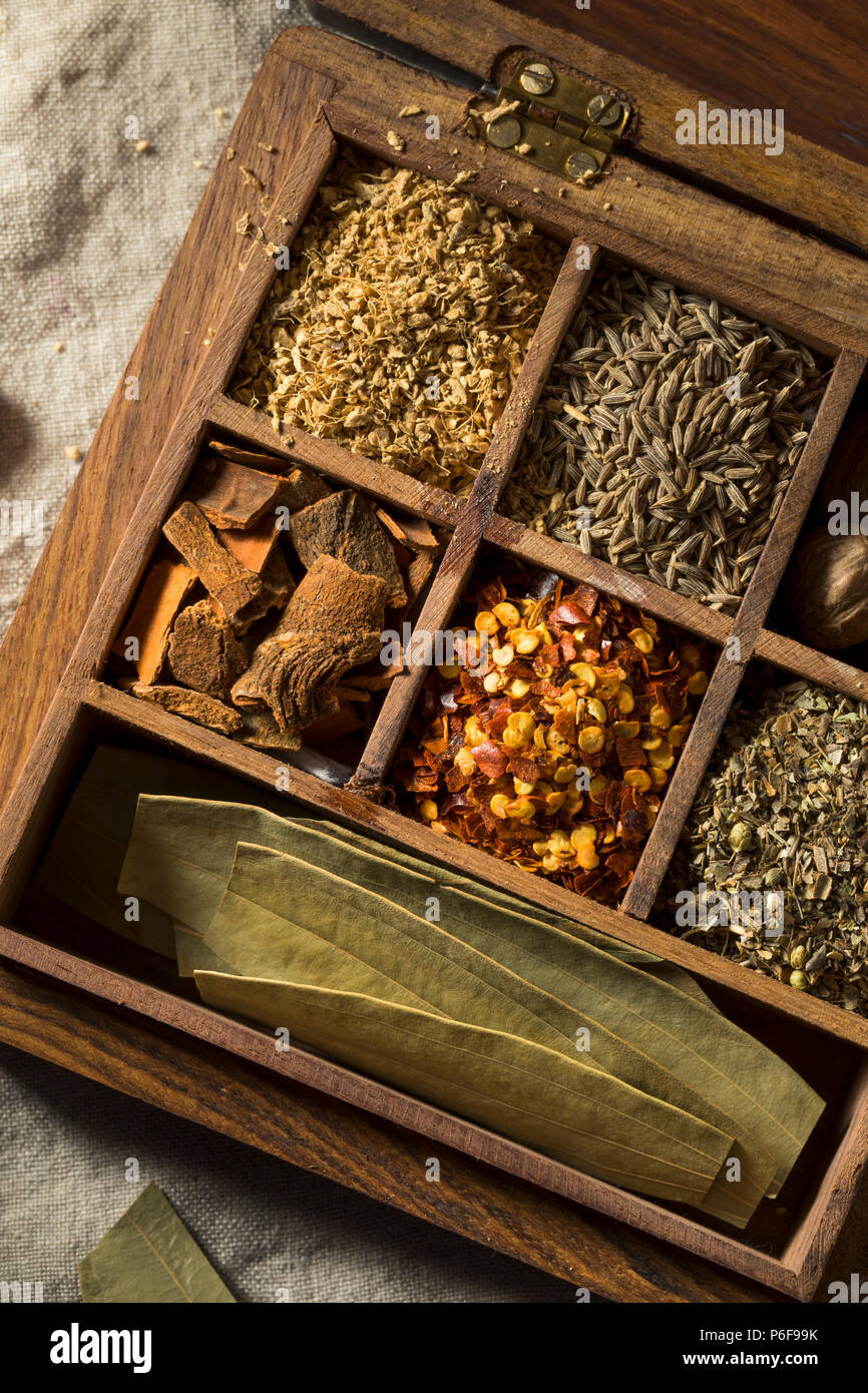 Indian spices box hi-res stock photography and images - Alamy