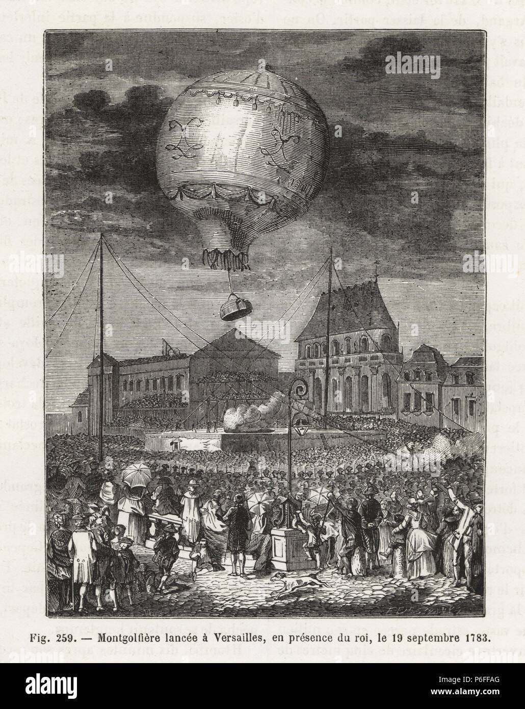 Montgolfier brothers’ balloon hi-res stock photography and images - Alamy