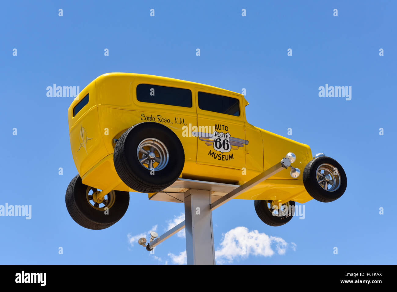 The Route 66 Museum in Santa Rosa, New Mexico Stock Photo - Alamy