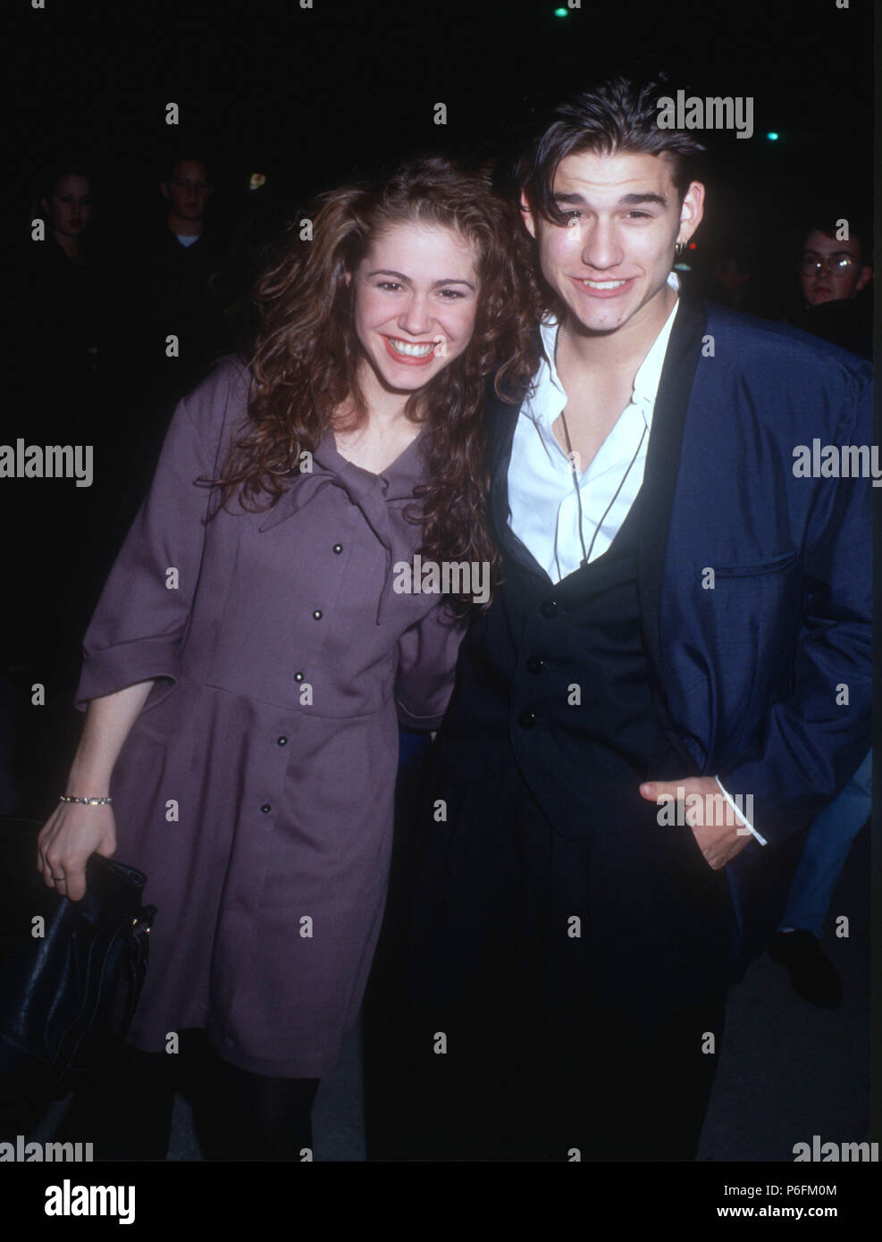HOLLYWOOD, CA - JANUARY 16: (L-R) Actress Lisa Rieffel and actor Johnny ...