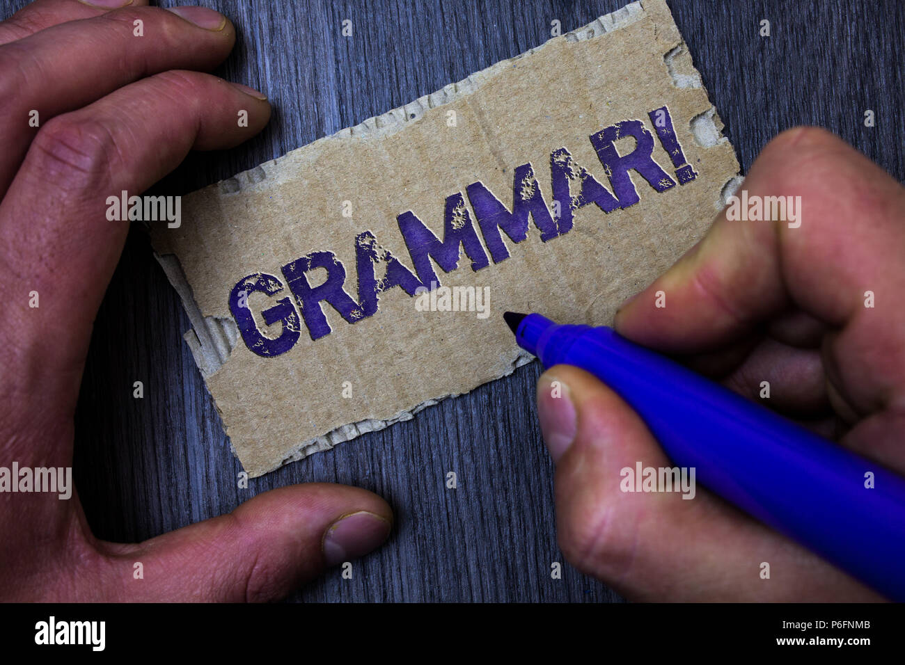 Text sign showing Grammar Motivational Call. Conceptual photo System ...
