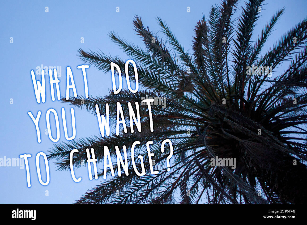 Handwriting text What Do You Want To Change Question. Concept meaning ...