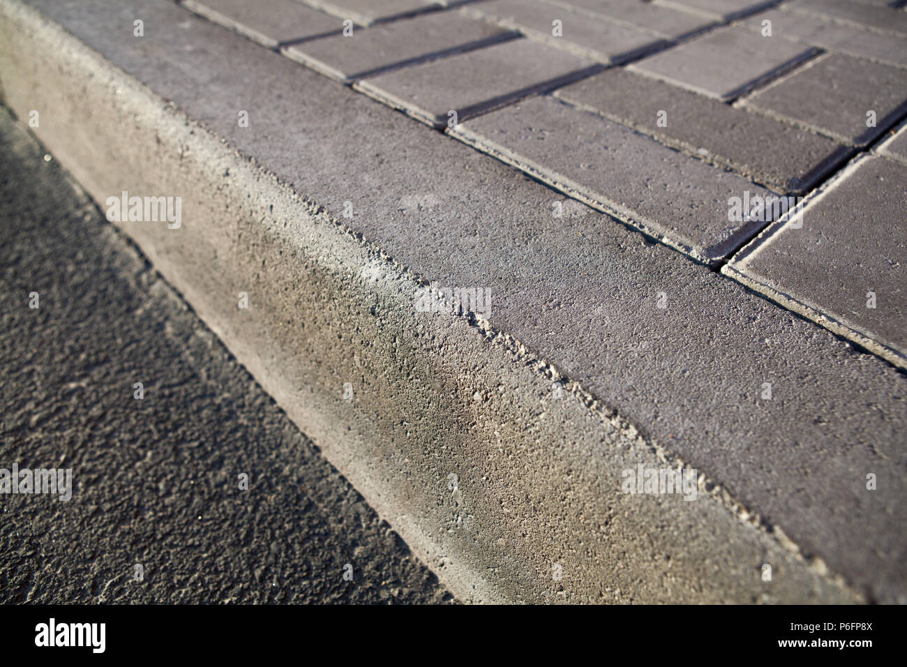 concrete sidewalk closeup and pavement Stock Photo - Alamy