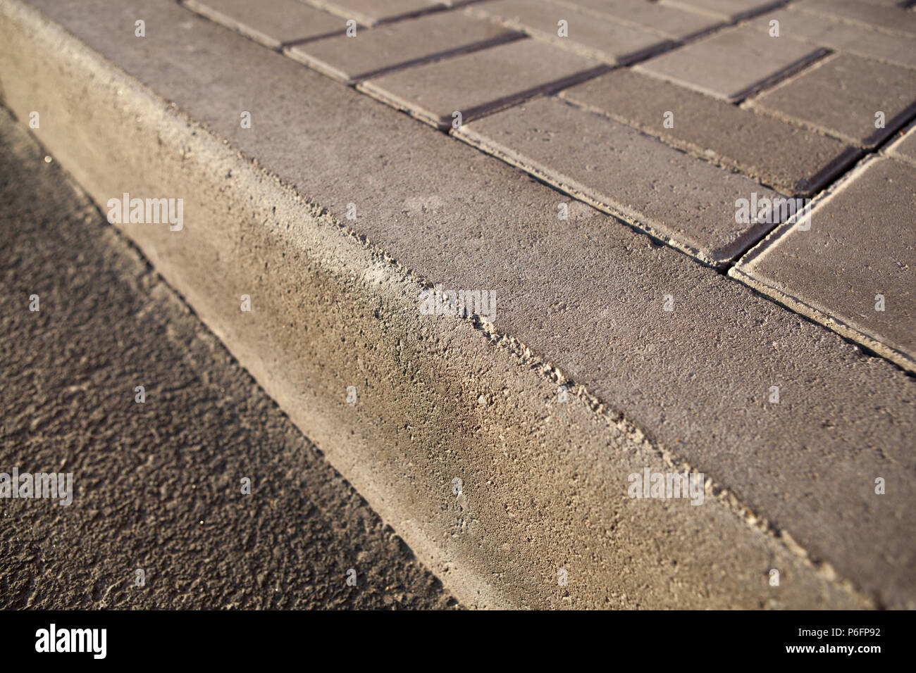concrete sidewalk closeup and pavement Stock Photo - Alamy
