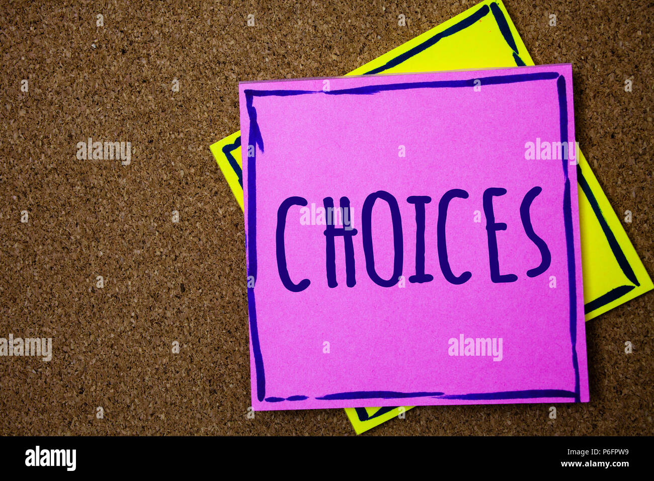 Conceptual hand writing showing Choices. Business photo text Preference ...