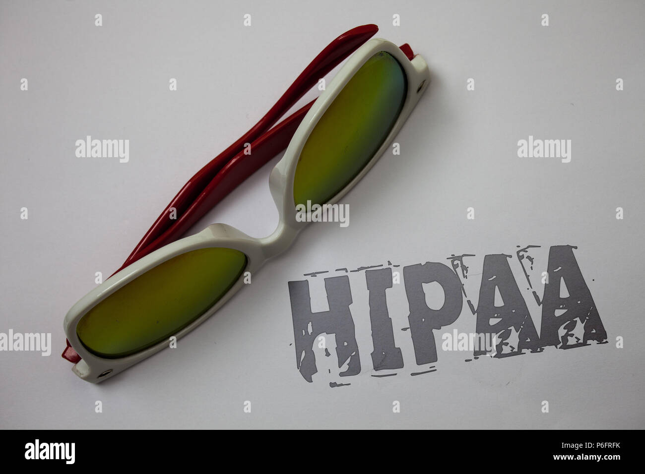 Handwriting text Hipaa. Concept meaning Health Insurance Portability ...