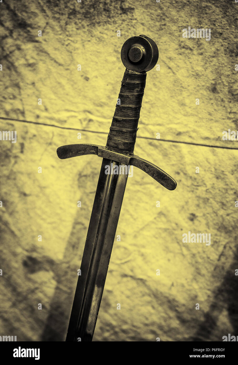 Ancient medieval sword, detail of death weapon, history Stock Photo - Alamy