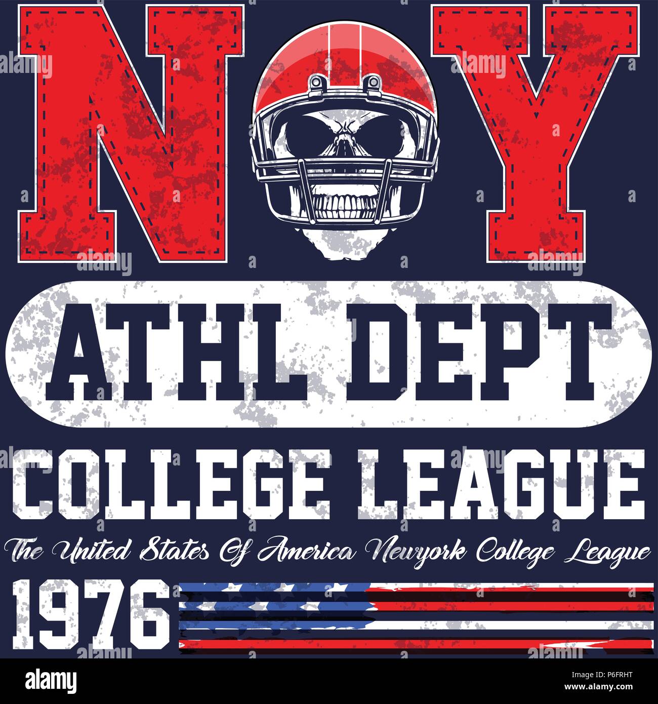 Vintage american football poster hi-res stock photography and images ...