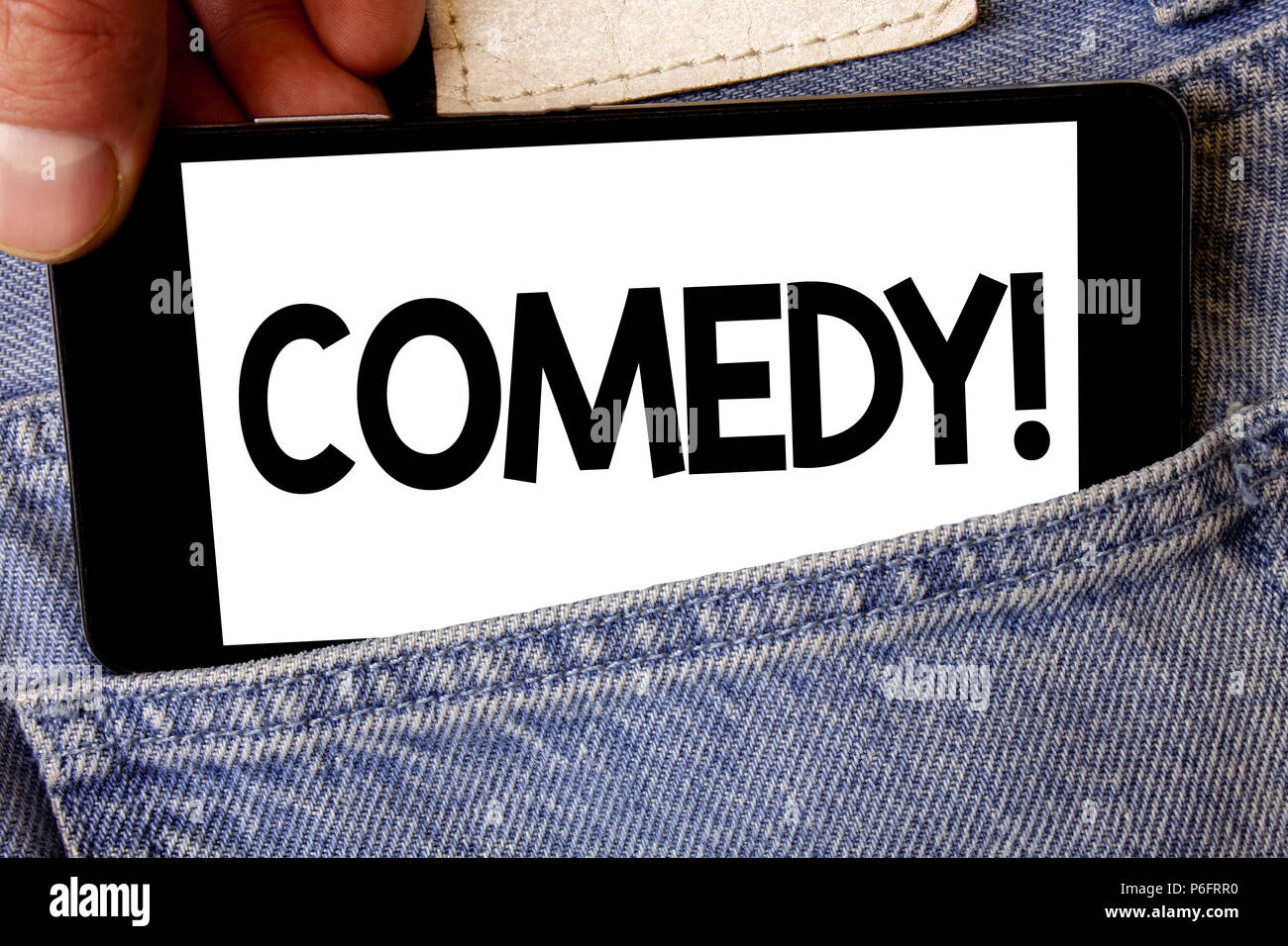 Handwriting text Comedy Call. Concept meaning Fun Humor Satire Sitcom ...