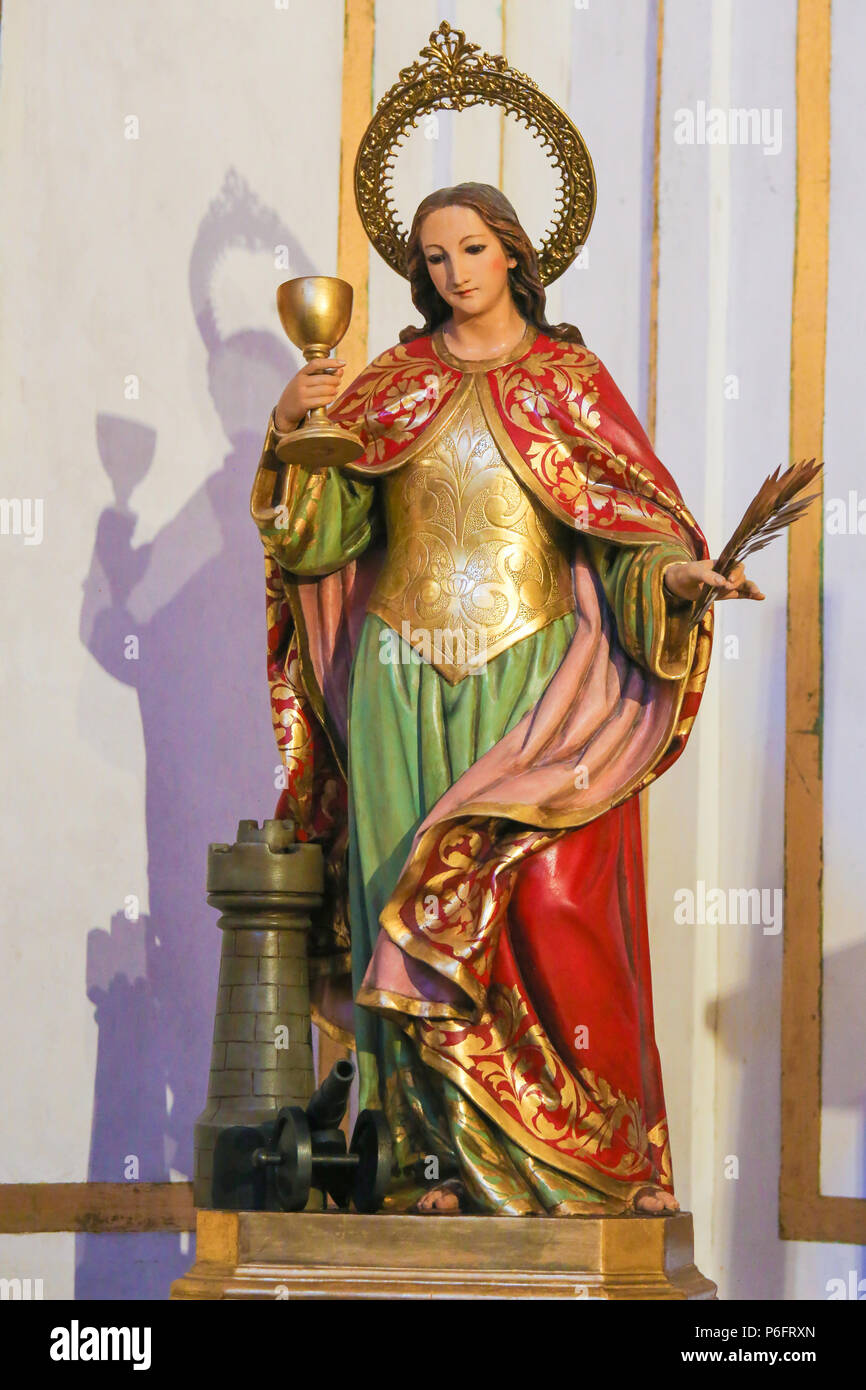 Saint Barbara in the Church of Saint Nicholas and Saint Peter Martyr in ...