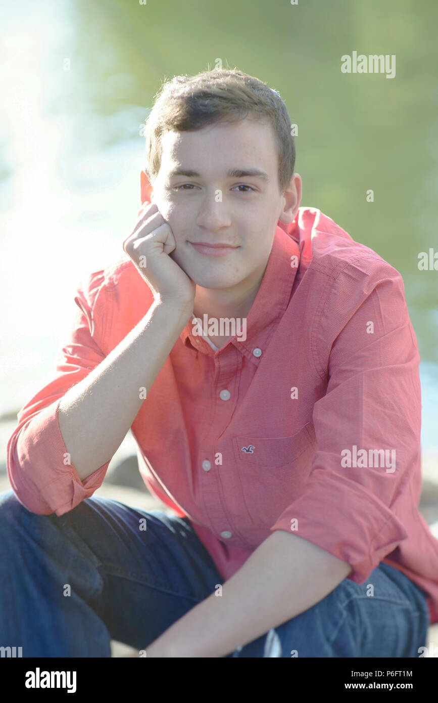 Teenage boy school play hi-res stock photography and images - Alamy