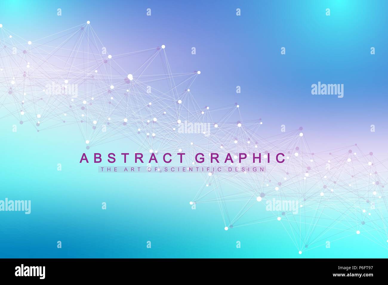 Big data visualization. Graphic abstract background communication ...