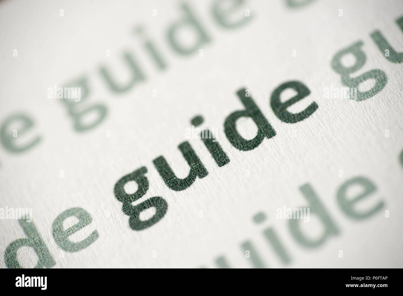 Guide text hi-res stock photography and images - Alamy