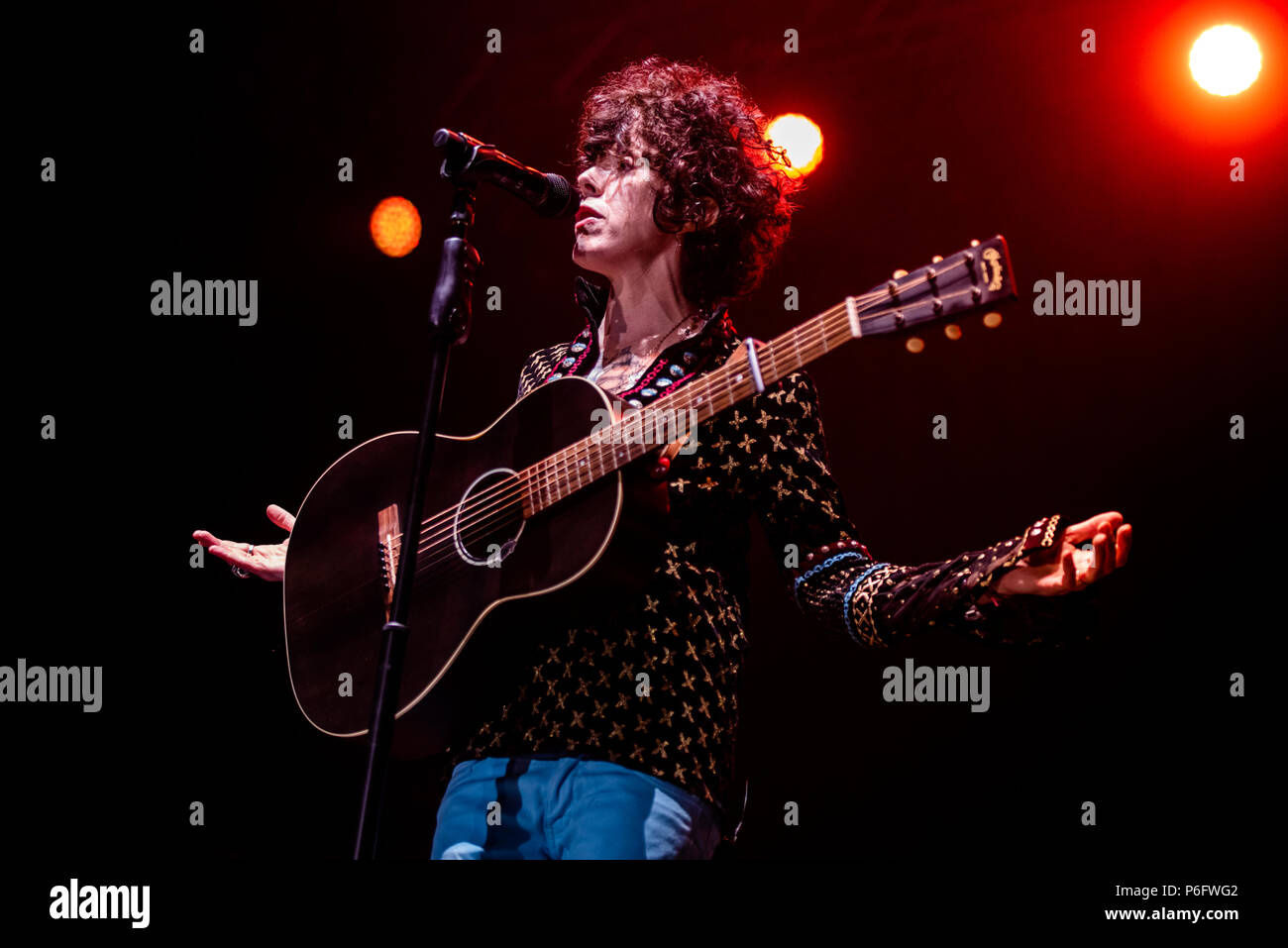 The American singer and song writer Laura Pergolizzi, better known ...