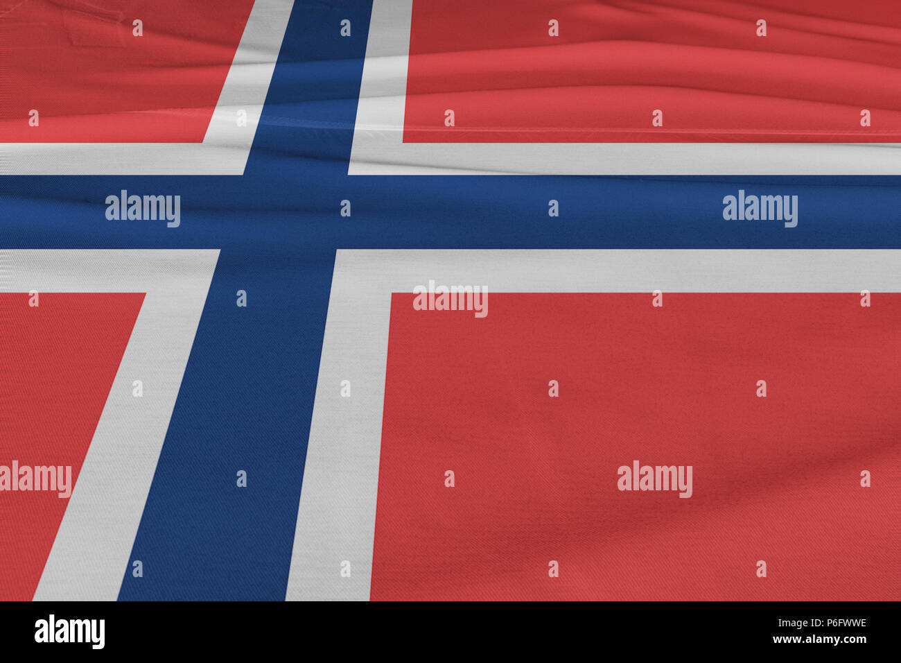 Isolated Noway Flag waving, 3D Realistic Norway Flag Rendered Stock ...