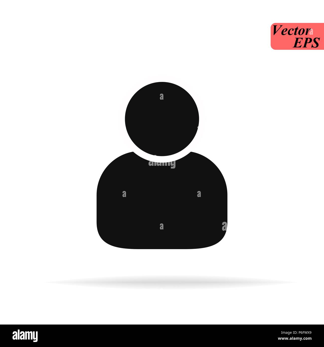 Vector man profile Icon. Man Icon vector. Simple flat symbol. Perfect ...