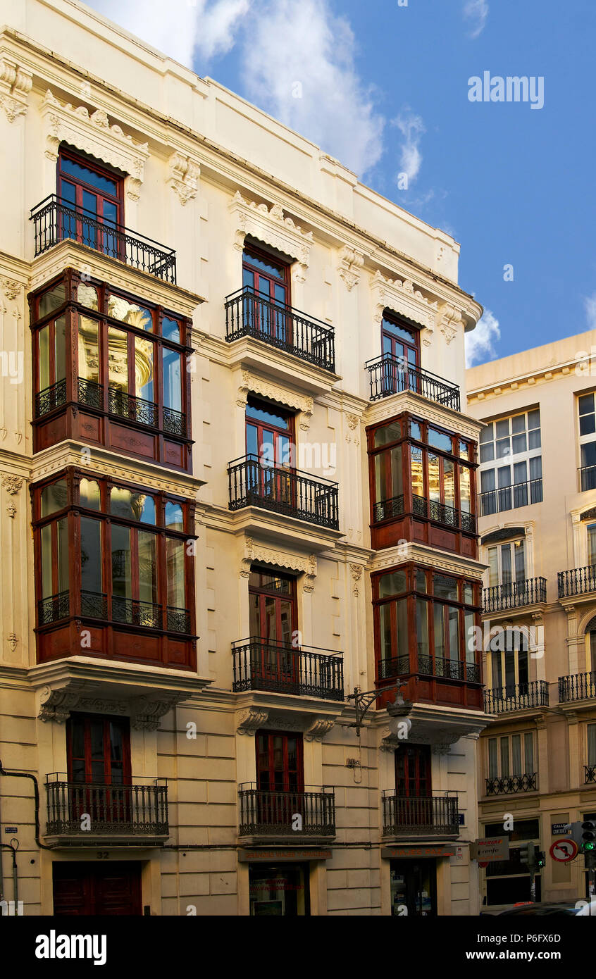 Famous historic building With Beautiful moulding and balconies in ...