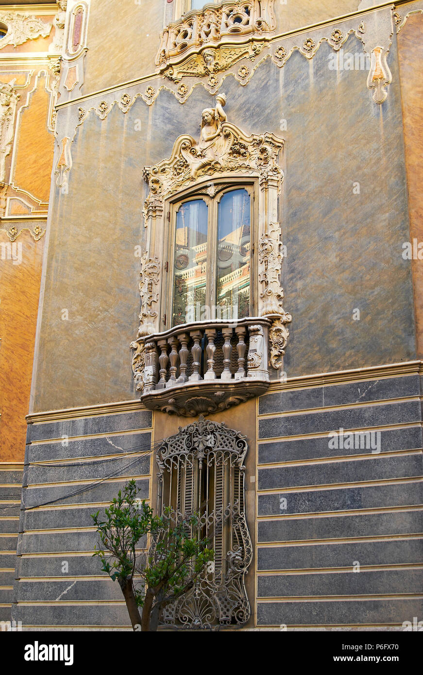 Famous historic building With Beautiful moulding and balconies in ...