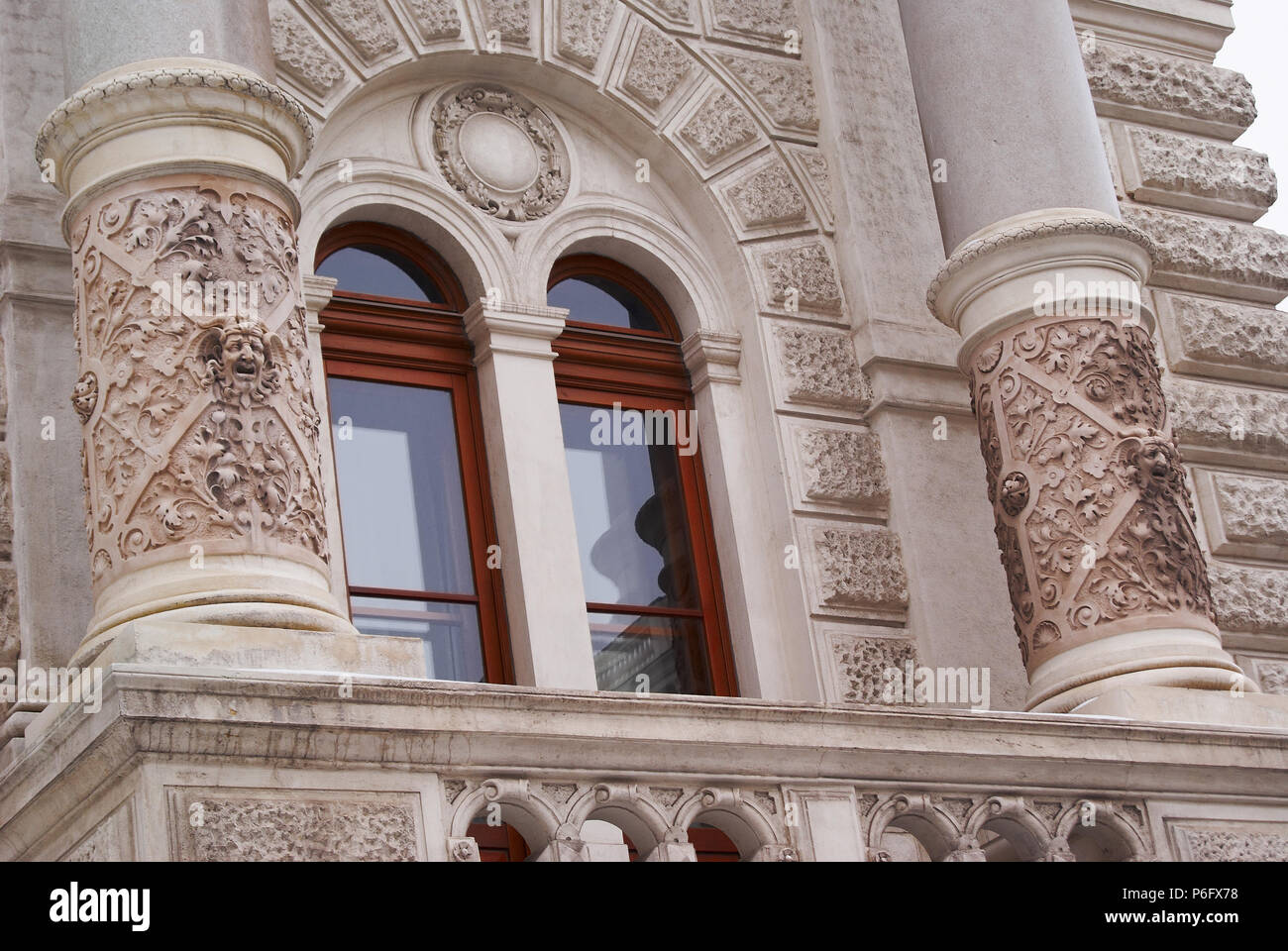 Fragments details architecture of austrian Buildings, Vienna, Austria ...