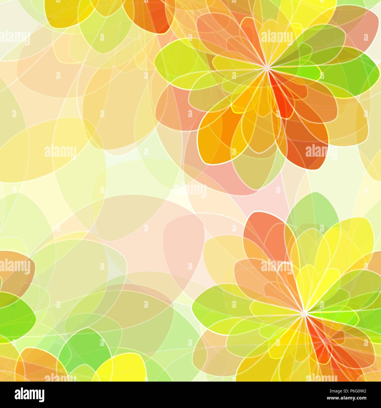 Romantic floral seamless pattern in gold and green tones Stock Vector ...