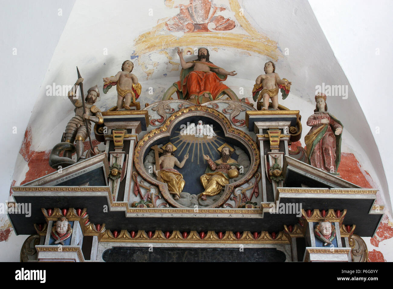 Holy Trinity, altar of Saint Paul the Hermit in Church of Birth of ...