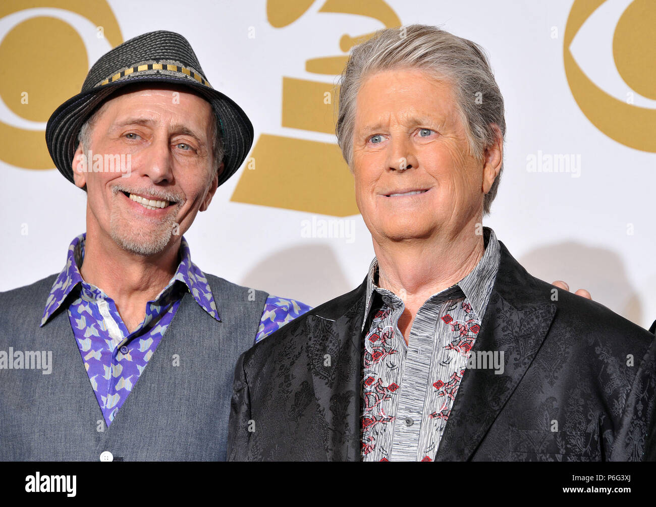 David Marks, Brian Wilson, The Beach Boys at The 54th Annual GRAMMY ...