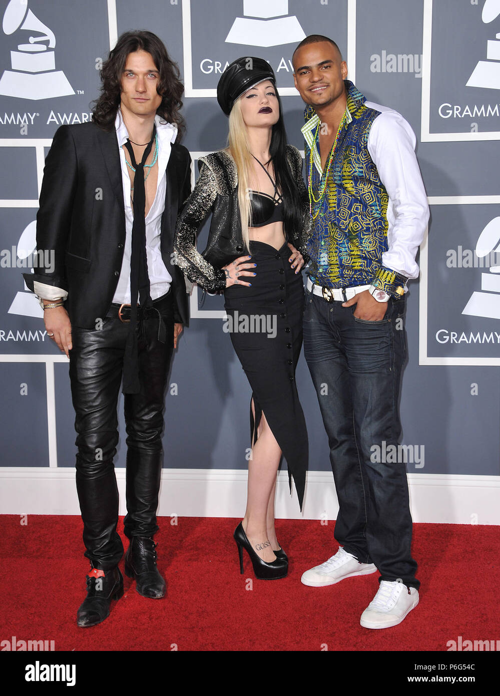 53rd Annual GRAMMY Awards at the Staples Center in Los Angeles. Mohombi ...