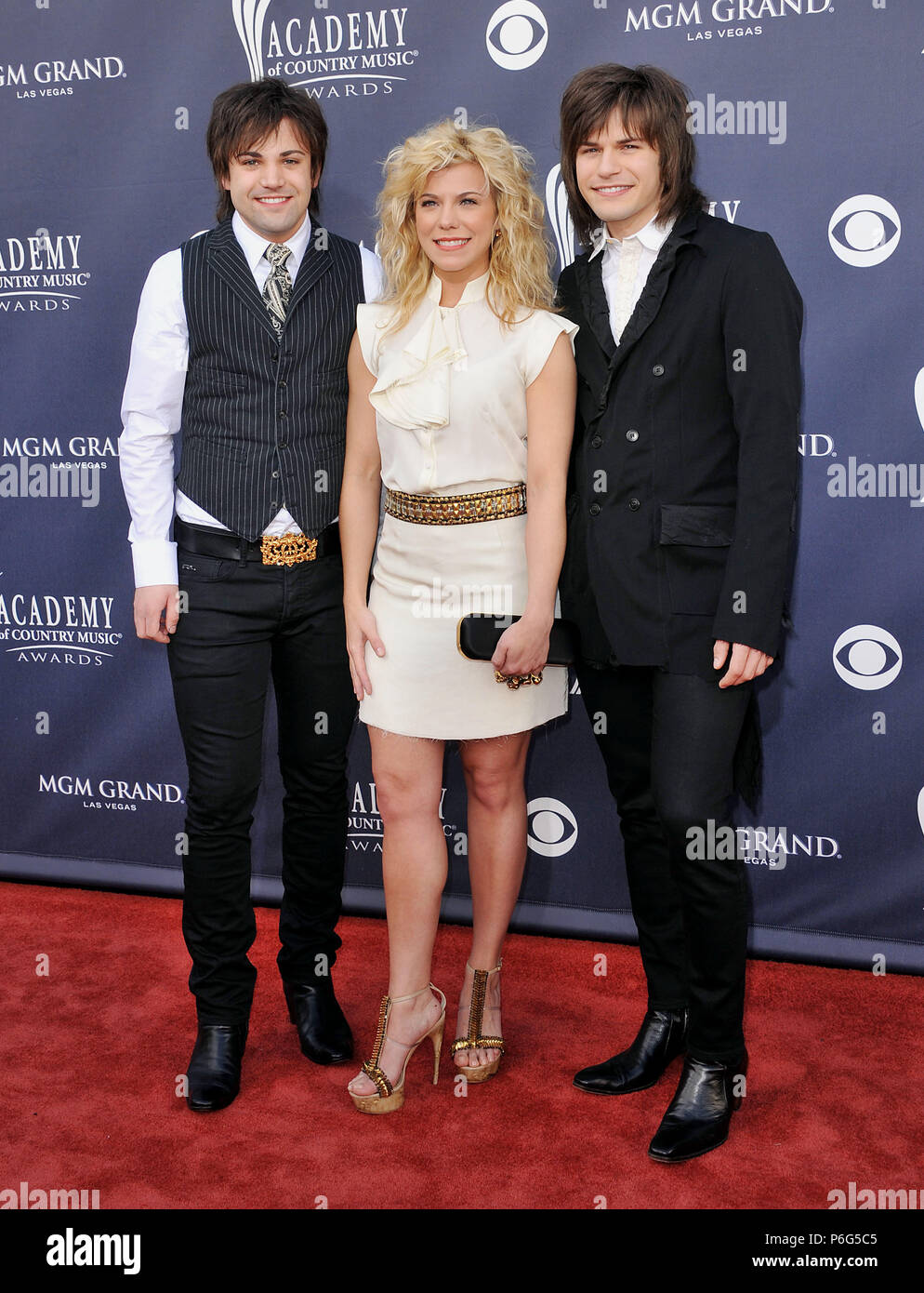 The Band Perry arriving at the ACM Awards 2011 at the MGM Grand in Las ...