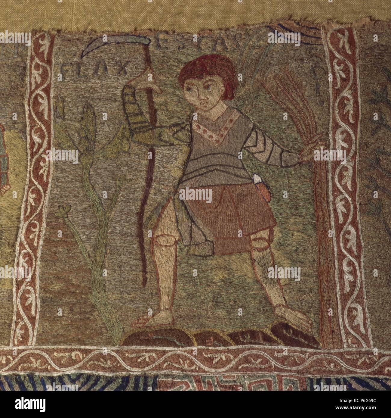 Detail the Tapestry of Creation, 11th century, Romanesque. Museum ...