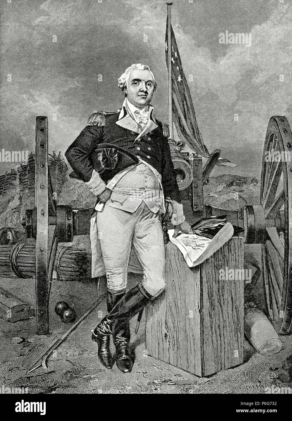 Henry Know (1750-1806). Military officer of the Continental Army and ...