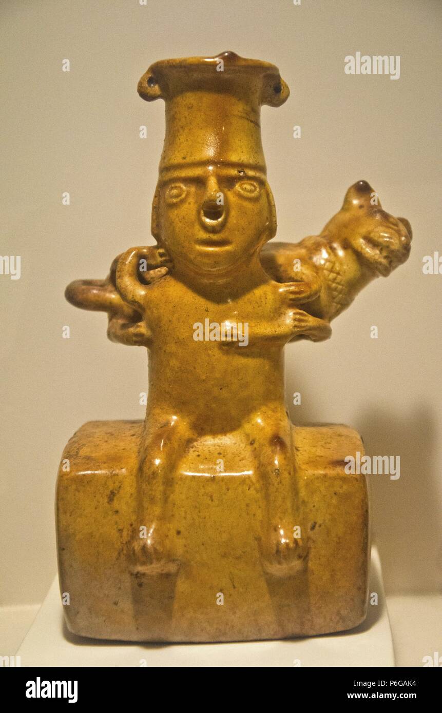 Ceramic vessel Sicán-Lambayeque culture 700AC-1375AC Perú Stock Photo ...