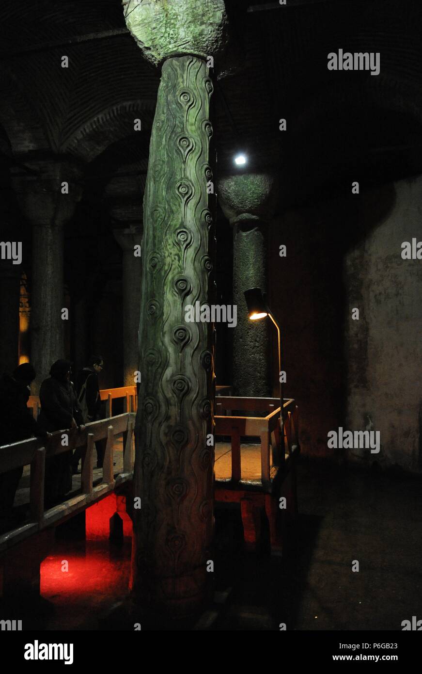 Turkey. Istanbul. Basilica Cistern. 6th century. Erected during the ...