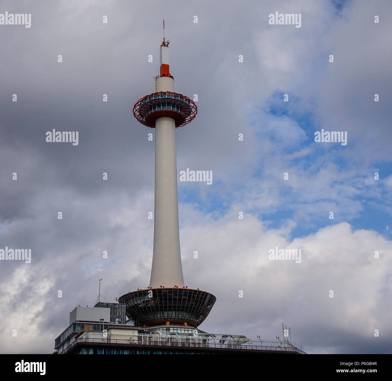 Kyoto, Japan - Dec 25, 2016. The Kyoto Tower in sunny day. Kyoto Tower ...