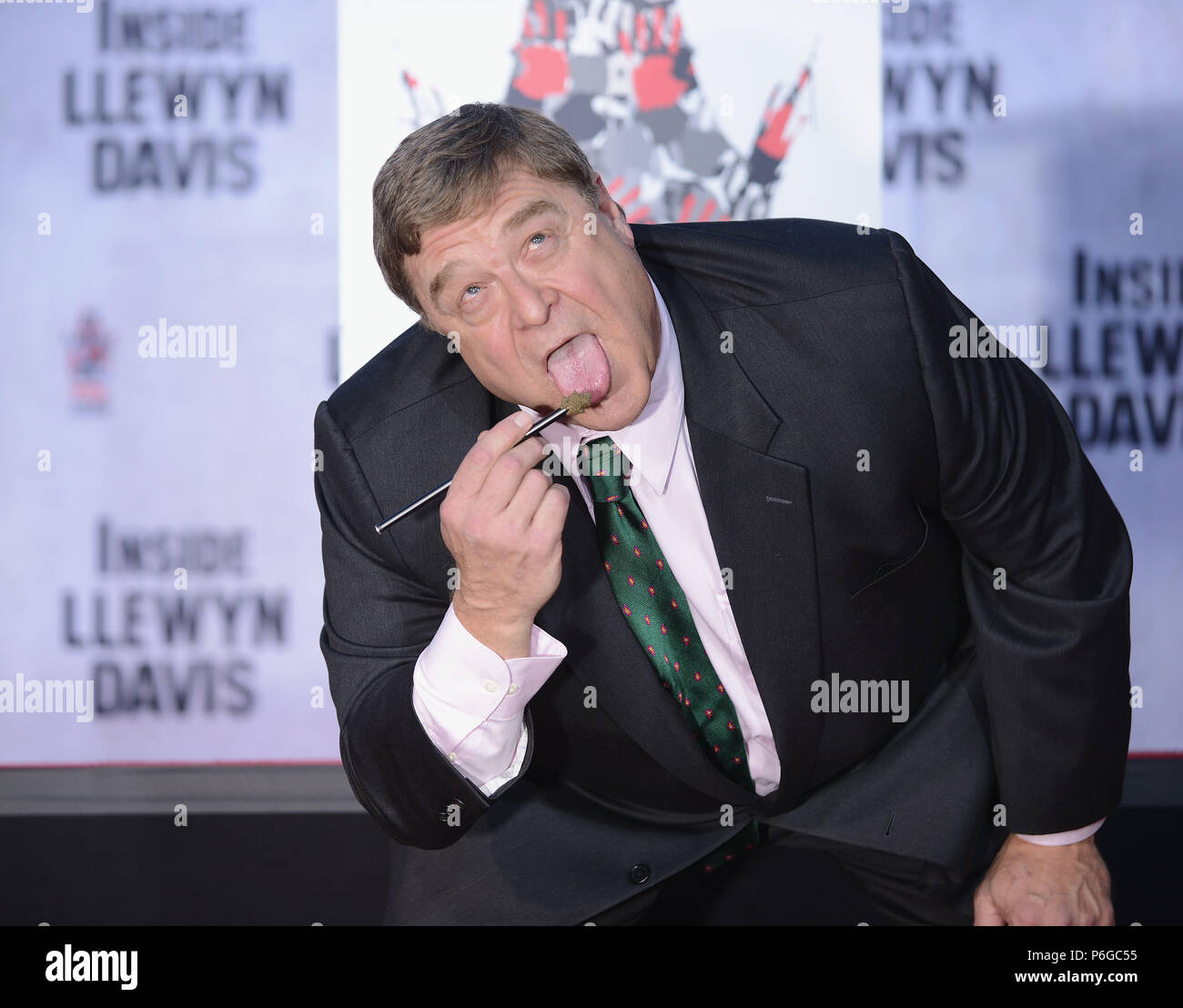 John Goodman honored with hand and foot print at the TCL Chinese ...