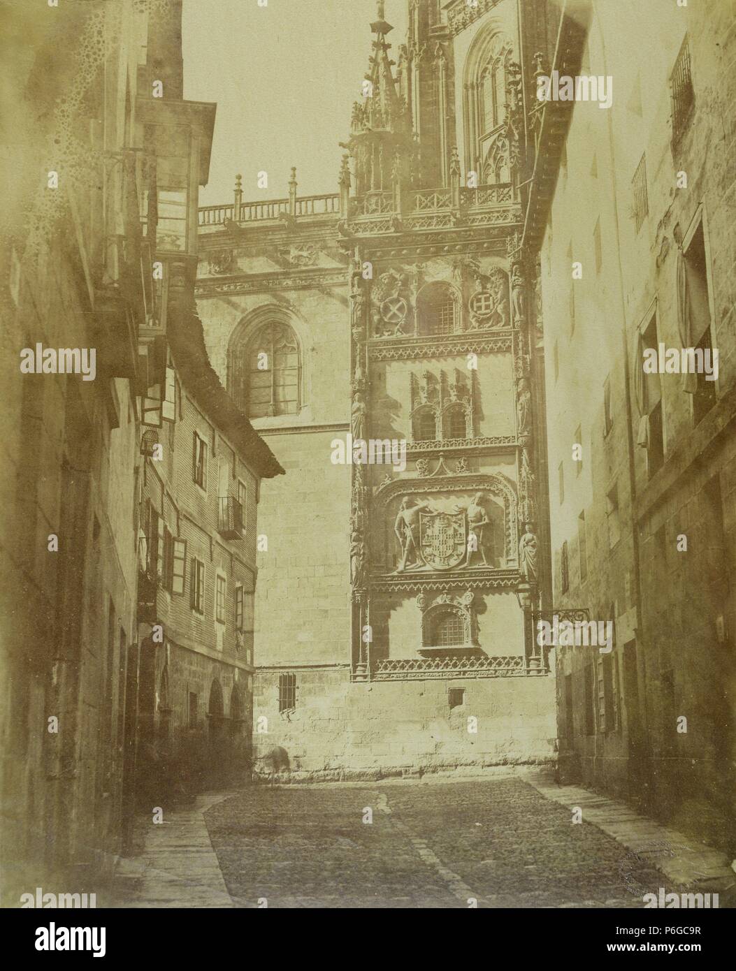 Burgos, Exterior de la Catedral, Capilla del Condestable Stock Photo ...