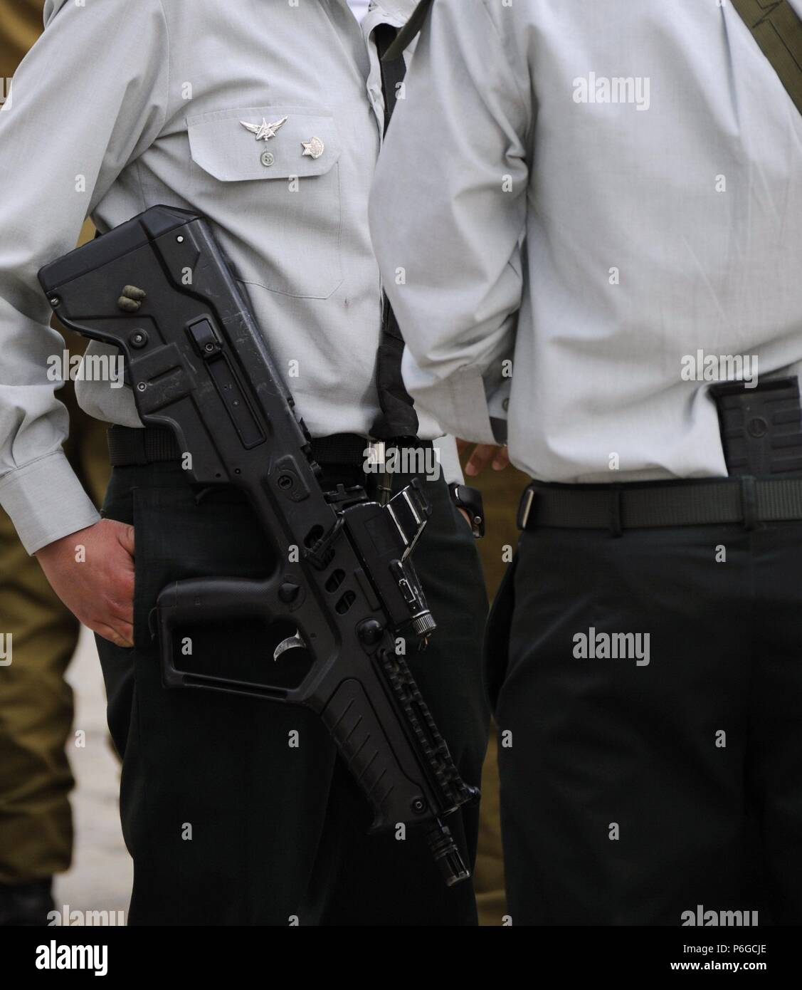 Israel. Jerusalem. Israel Defense Forces. Segurity urban. Western Wall ...
