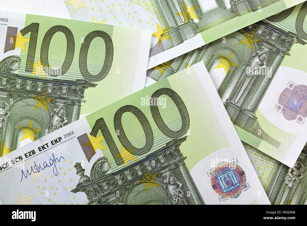 100 euro notes Stock Photo - Alamy