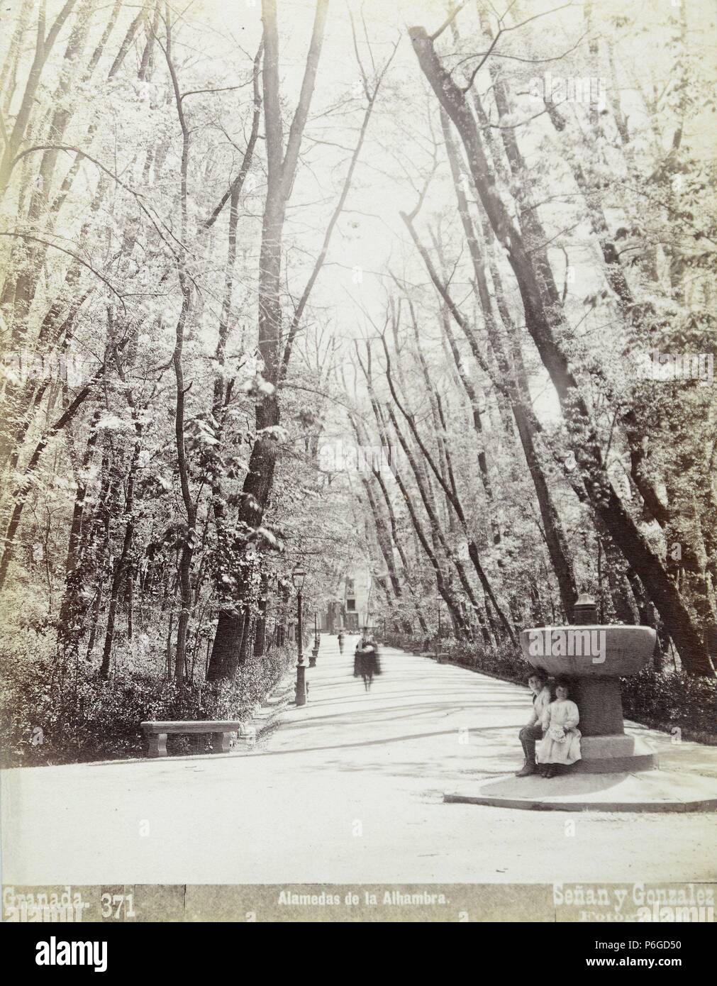 Granada, Alamedas de la Alhambra Stock Photo - Alamy