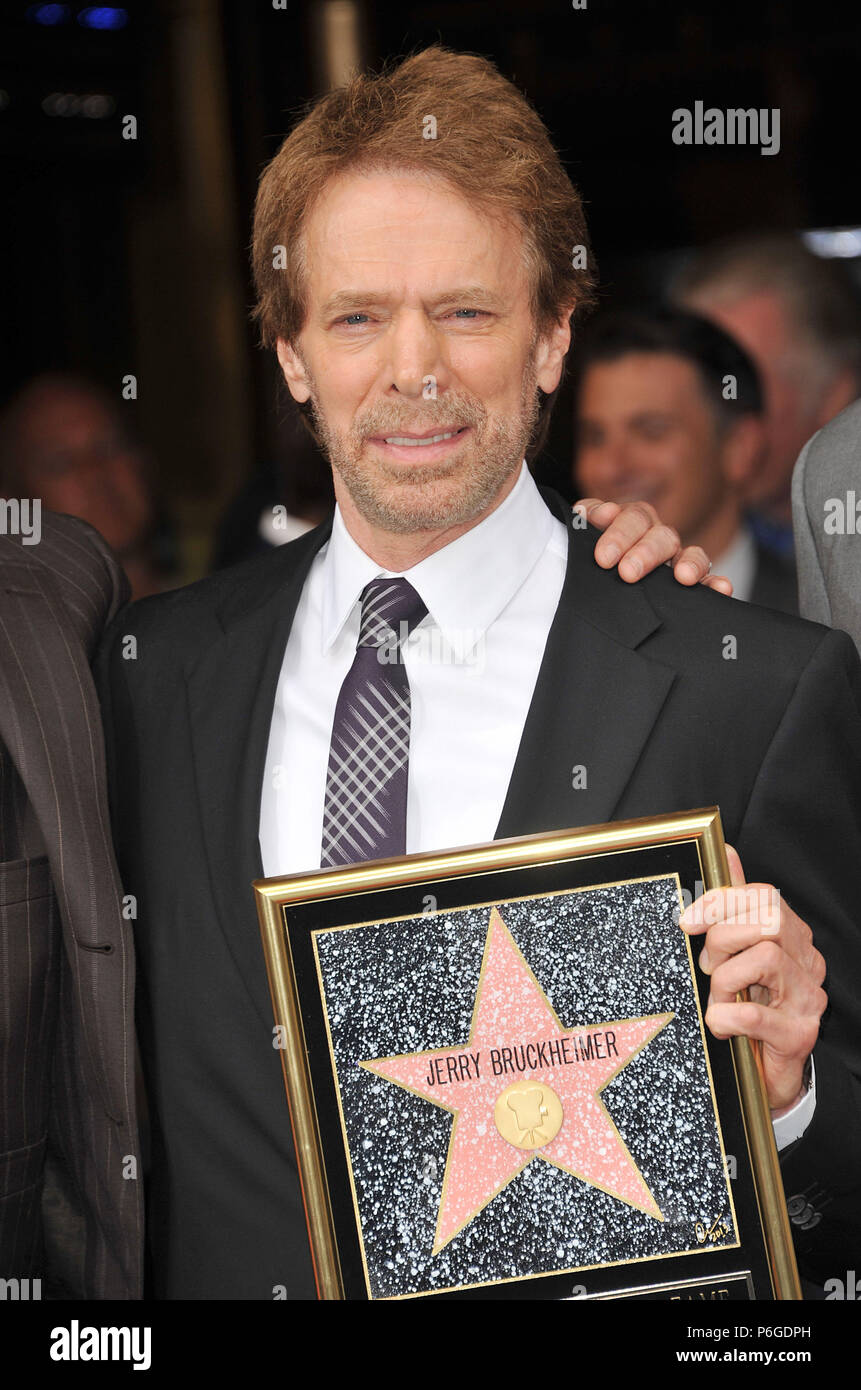 Jerry Bruckheimer - star at the Jerry Bruckheimer ceremony. Jerry ...