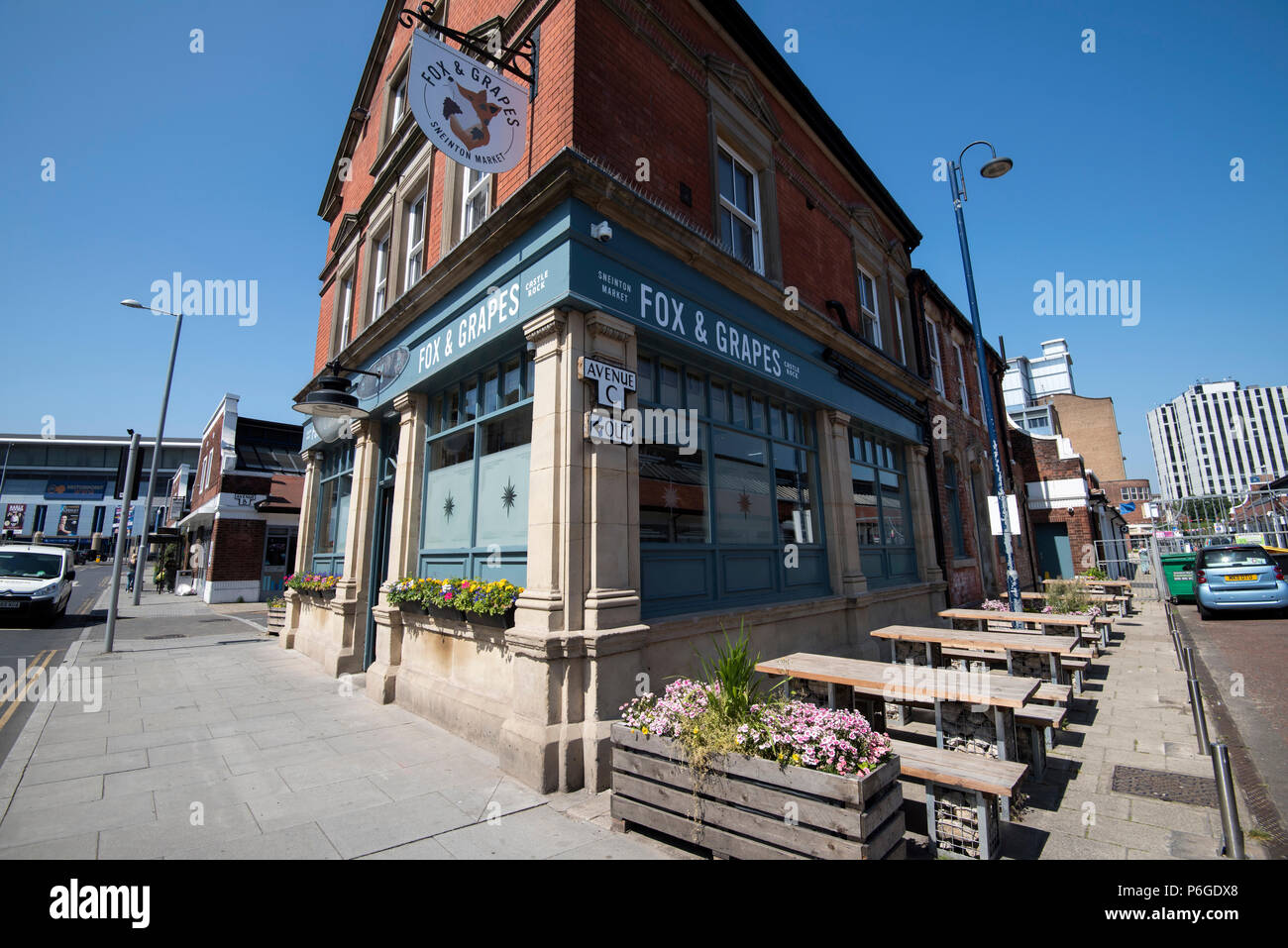 Fox and Grapes Pub in Sneinton Market, Nottingham City Nottinghamshire ...