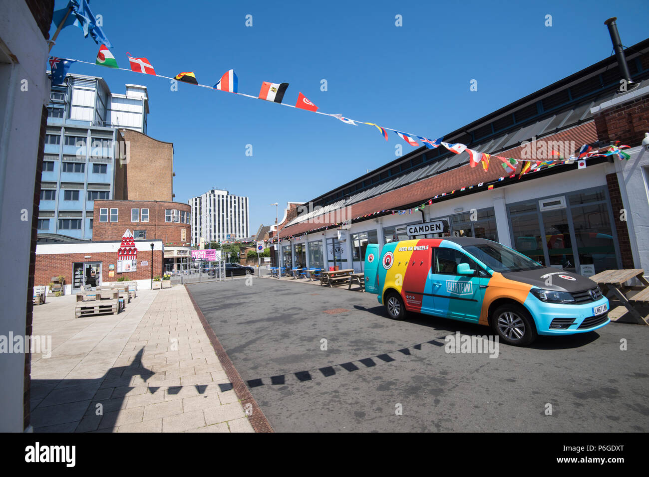 Avenues / Lanes at Sneinton Market, Nottingham City Nottinghamshire ...