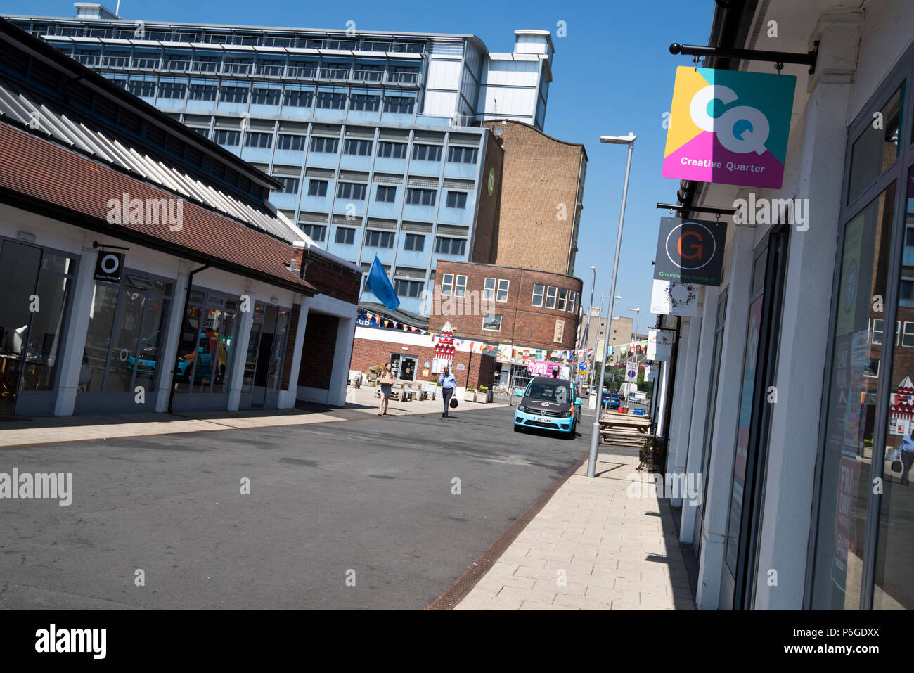 Avenues / Lanes at Sneinton Market, Nottingham City Nottinghamshire ...