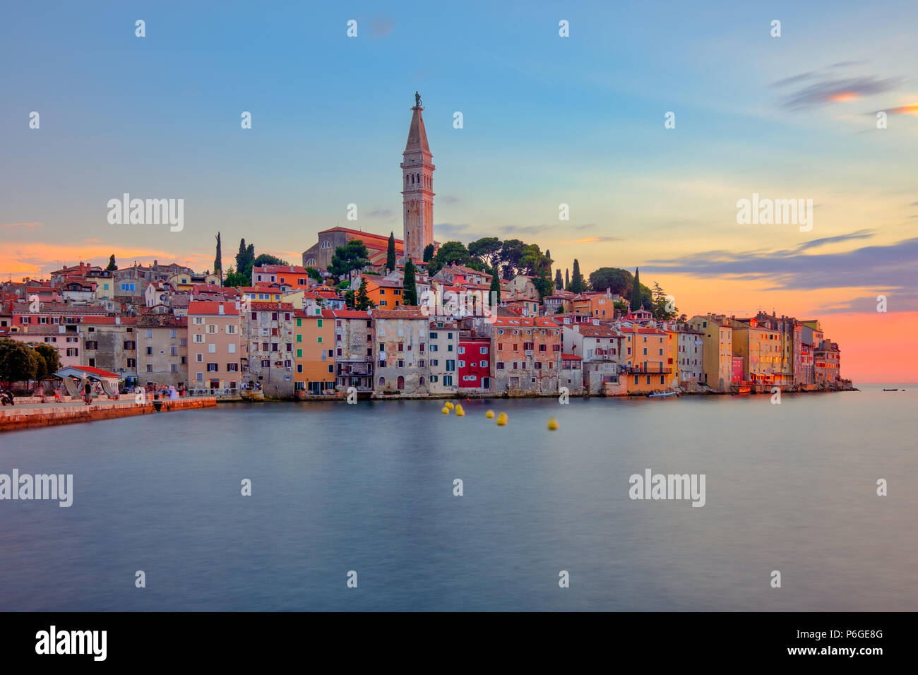 Beautiful colorful sunset rovinj hi-res stock photography and images ...